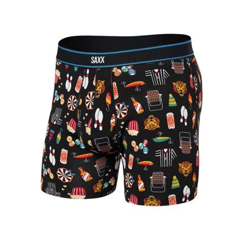 Daytripper Boxer Brief Types Of Stripes Black Top Hockey Gear