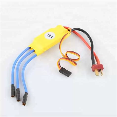 Buy Standard 30a Bldc Esc Electronic Speed Controller With T Type Connector Motor Connectors