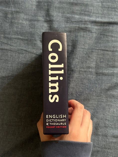 Collins Dictionary And Thesaurus Pocket Edition Hobbies And Toys Books