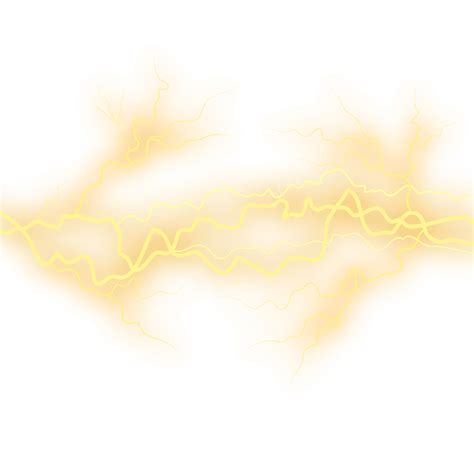 Lightning Effect Decoration Gold Lightning Effect Golden Lightning Effect Decoration Thunder