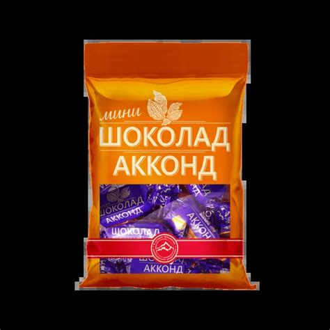 АККОНД молочный мини-шоколад, 85 г