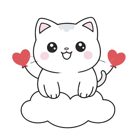 Premium Vector Cute Vector Graphics For Valentines Day Card