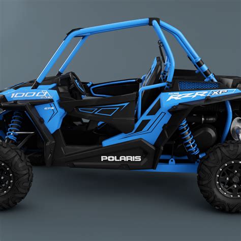 Polaris Ranger Rzr 1000 Blue Version Cgtrader