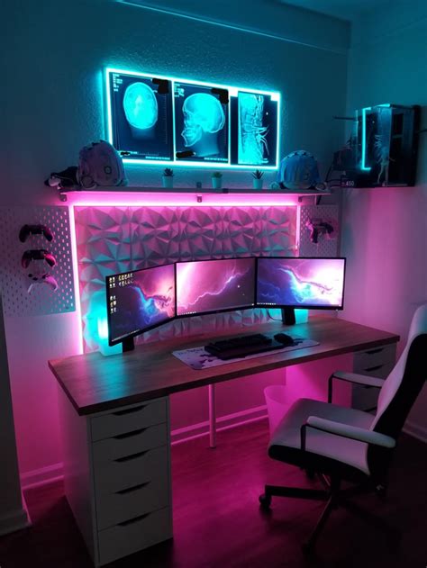 Finally Finished My Rad Battlestation Drømmeværelser Gamer Værelse
