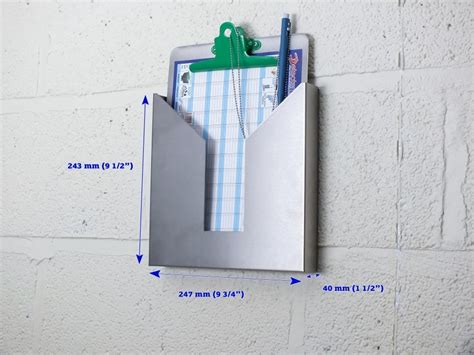 Stainless Steel Wall File Pockets Wall Design Ideas