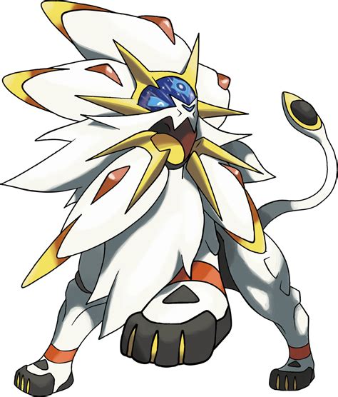 Solgaleo Pokemon Cosmic Power Psychic Type Steel Type Sun Energy Png