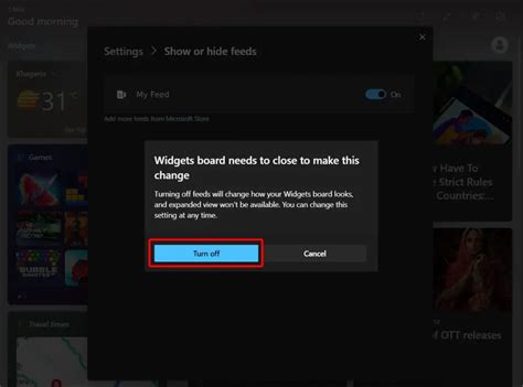 How To Disable News Feed From Widgets On Windows