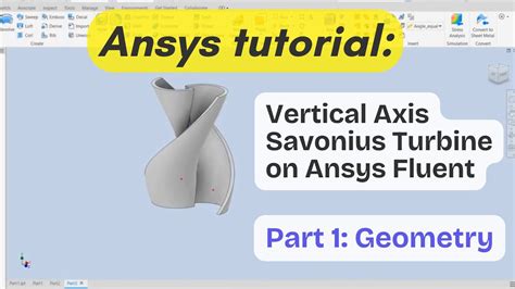 vertical axis savonius turbine using ansys fluent part 1 drawing the turbine youtube