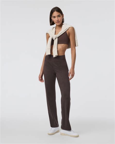 halo straight leg trouser java heather vuori