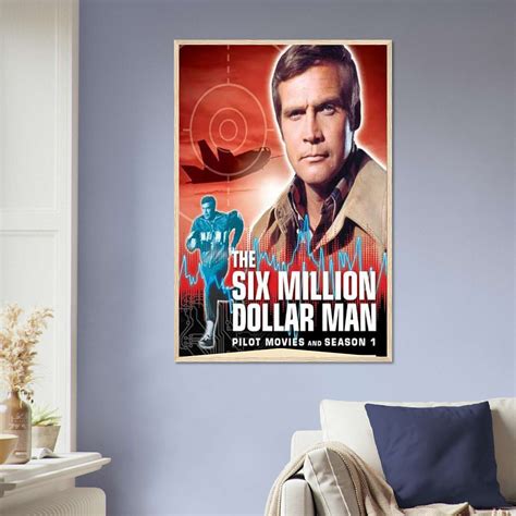 The Six Million Dollar Man Tv Series Poster The Six Million Dollar Man