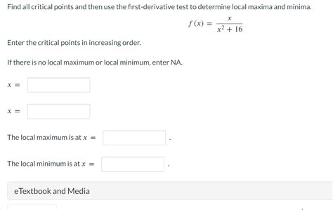 Solved Find all critical points and then use the | Chegg.com