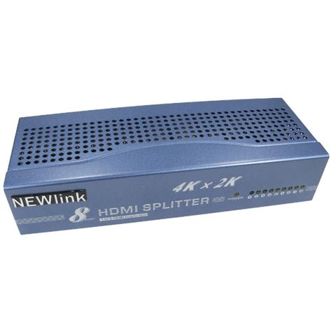 Klikk Computers Store Malta Newlink Hdmi 4k Ultra Hd 8 Port Splitter With Audio Output