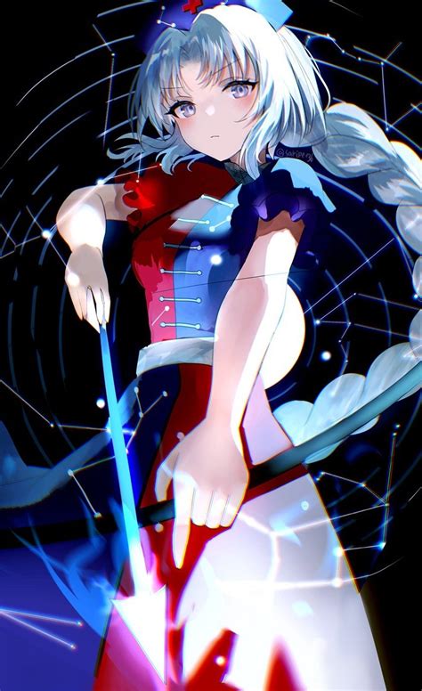 Safebooru 1girl Arrow Projectile Blue Dress Blue Hat Bow Weapon