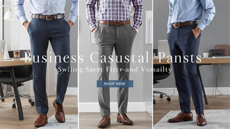 Mens Business Casual Pants Stylish And Comfortable