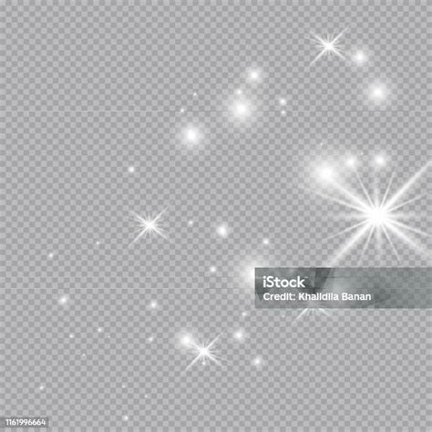 투명 한 배경에 격리 된 금 빛나는 빛 효과의 집합입니다 빛 빛 효과 별이 반짝임을 폭발시켰습니다 0명에 대한 스톡 벡터 아트 및 기타 이미지 Istock