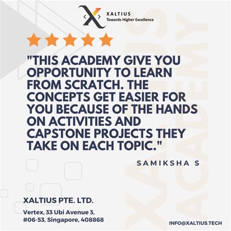 Xaltius On Linkedin Samikshas View On Xaltius Data Science Course