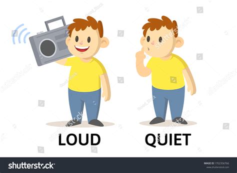 10429 Quiet Loud Stock Illustrations Images And Vectors Shutterstock
