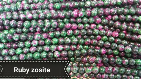 Ruby Zosite Beads At Best Price In Jaipur By Ashish Gems Arts ID 10591954330