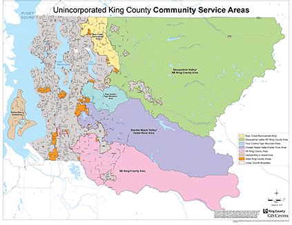 Community Service Areas Local Services King County Washington