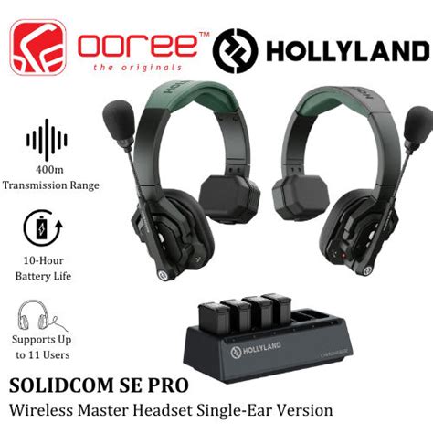 Hollyland Solidcom Se Pro 19ghz Wireless Intercom Headset Full Duplex