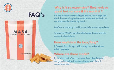 Masa Chips Tortilla Chips Snack Pack Seed Oil Free Naturally Grown Corn Chips