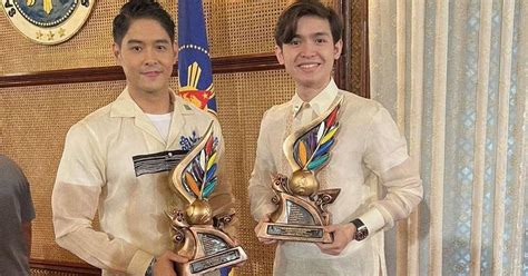 Jeric Gonzales Joaquin Domagoso Receive Nccas Ani Ng Dangal For Winning Intl Best Actor
