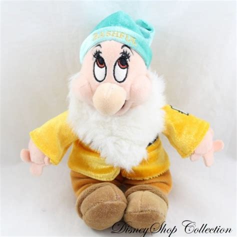 Peluche Nain Timide Disney Store Blanche Neige Et Les 7 Nains Bashf