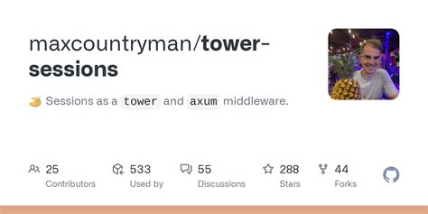 Github Maxcountrymantower Sessions 🥠 Sessions As A `tower` And