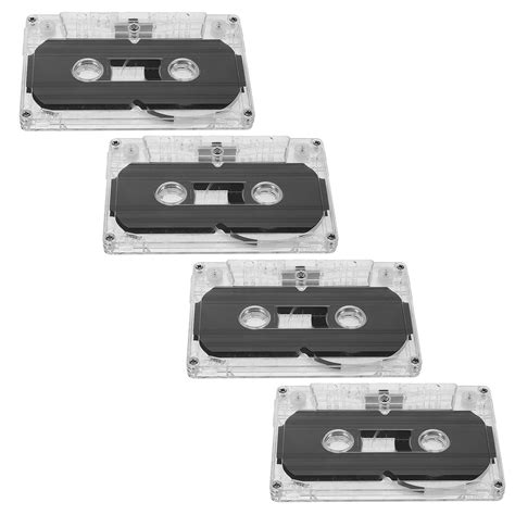 4pcs Blank Cassettes Tapes Recordable Audio Tapes 30 Minute Blank Empty