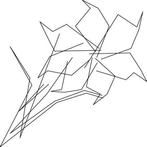 application of r1 scheme a initial polygon and b the limit curve