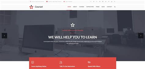 30 Best Online Education And Course HTML Website Templates 2024