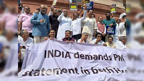 Oppositions No Confidence Motion In Parliament Today To Compel Pm Modi
