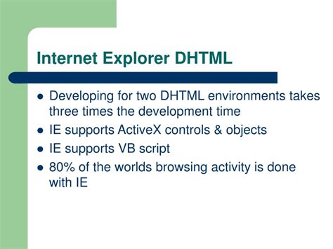 Ppt Introduction To Dhtml Powerpoint Presentation Free Download Id
