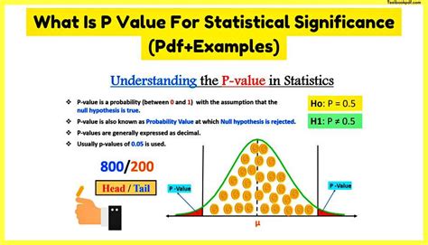 What Is P Value For Statistical Significance Pdfexamples