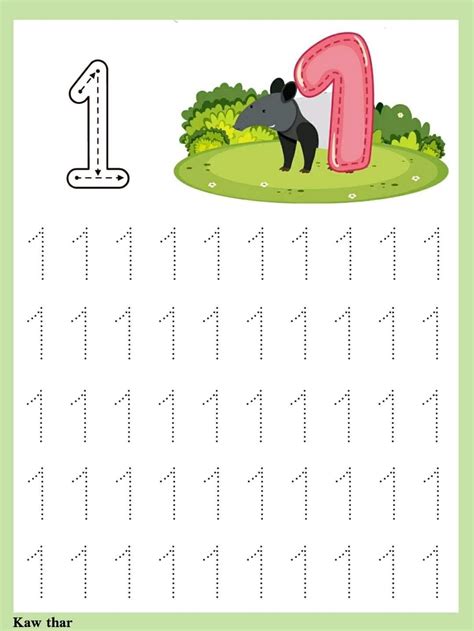 Printable Tracing Numbers 1 10 Worksheets For Preschool Artofit