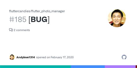 [bug] · issue 185 · fluttercandies flutter photo manager · github