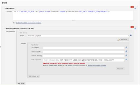 Transferring 0 Files Using Publish Over Ssh Plugin In Jenkins Stack