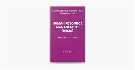 ‎human Resource Management Hrms Multiple Choice Questions And Answers