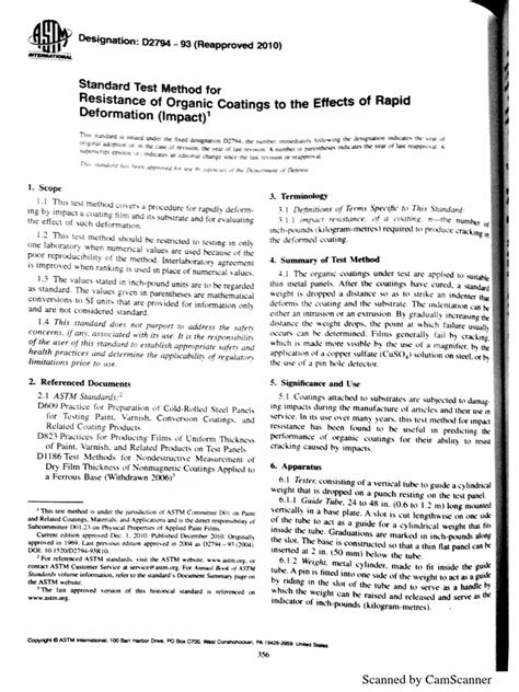 Astm D2794 93 Pdf