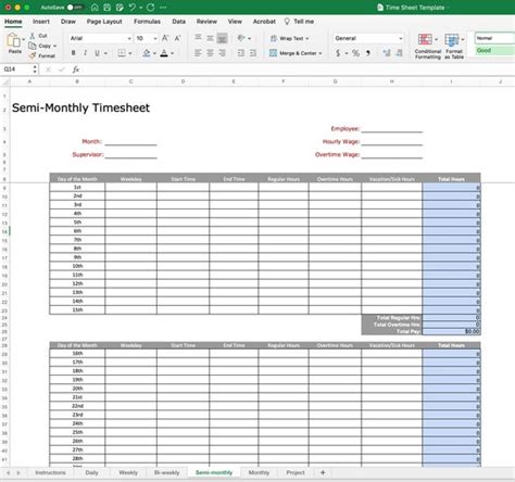 Summary Payroll Report Easy To Use Employee Payroll Tracker Etsy