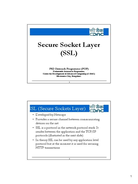 ssl secure sockets layer pdf transport layer security public