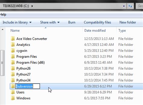 Subversion On Windows A TortoiseSVN Workflow Up Past Midnight