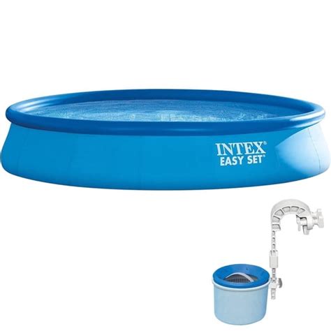 Intex 28157eh Easy Set Inflatable Pump Filter Ground Swimming Pool