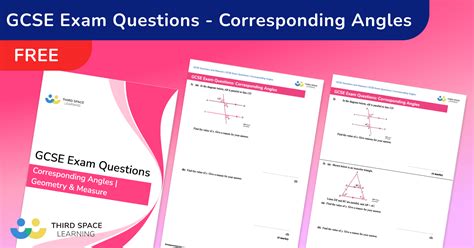 Corresponding Angles Exam Questions Gcse Maths [free]