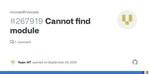 cannot find module · issue 267919 · microsoft vscode · github