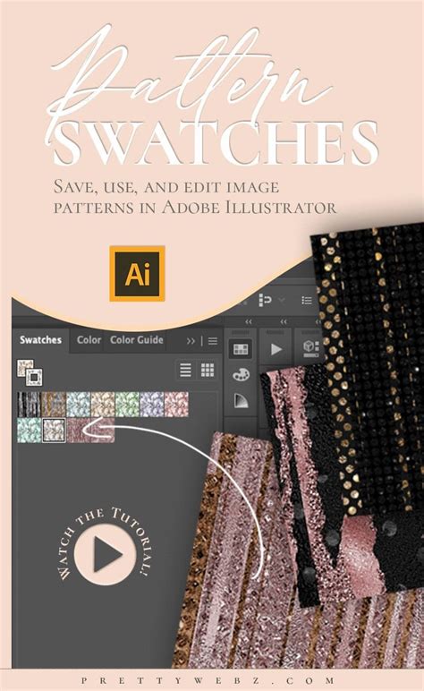 Pattern Swatches In Adobe Illustrator Prettywebz Media Business Templates And Graphics