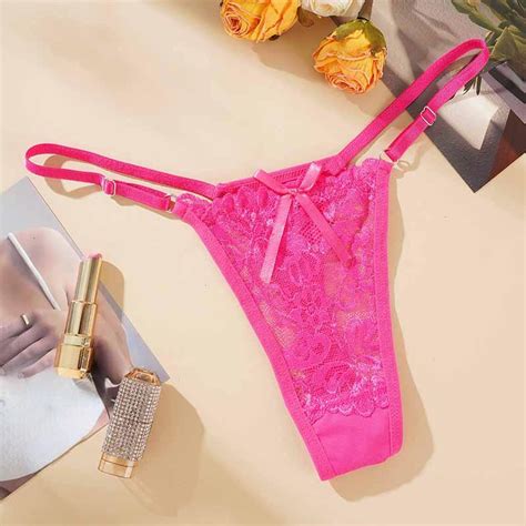 Купити Регульовані мереживні стрінги Трусики Жіноча нижня білизна Сексуальні стрінги Жіноча