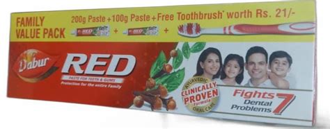 Dabur Red Toothpaste Packaging Size 150gm 150gm 300gm At ₹ 177 Piece In Indore
