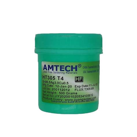 Complete Alpha Sac305 Solder Paste Datasheet Specs And Details