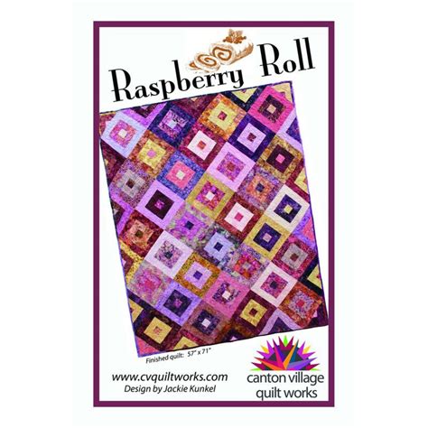 Raspberry Roll Quilt Pattern Quilting Books Patterns And Notions